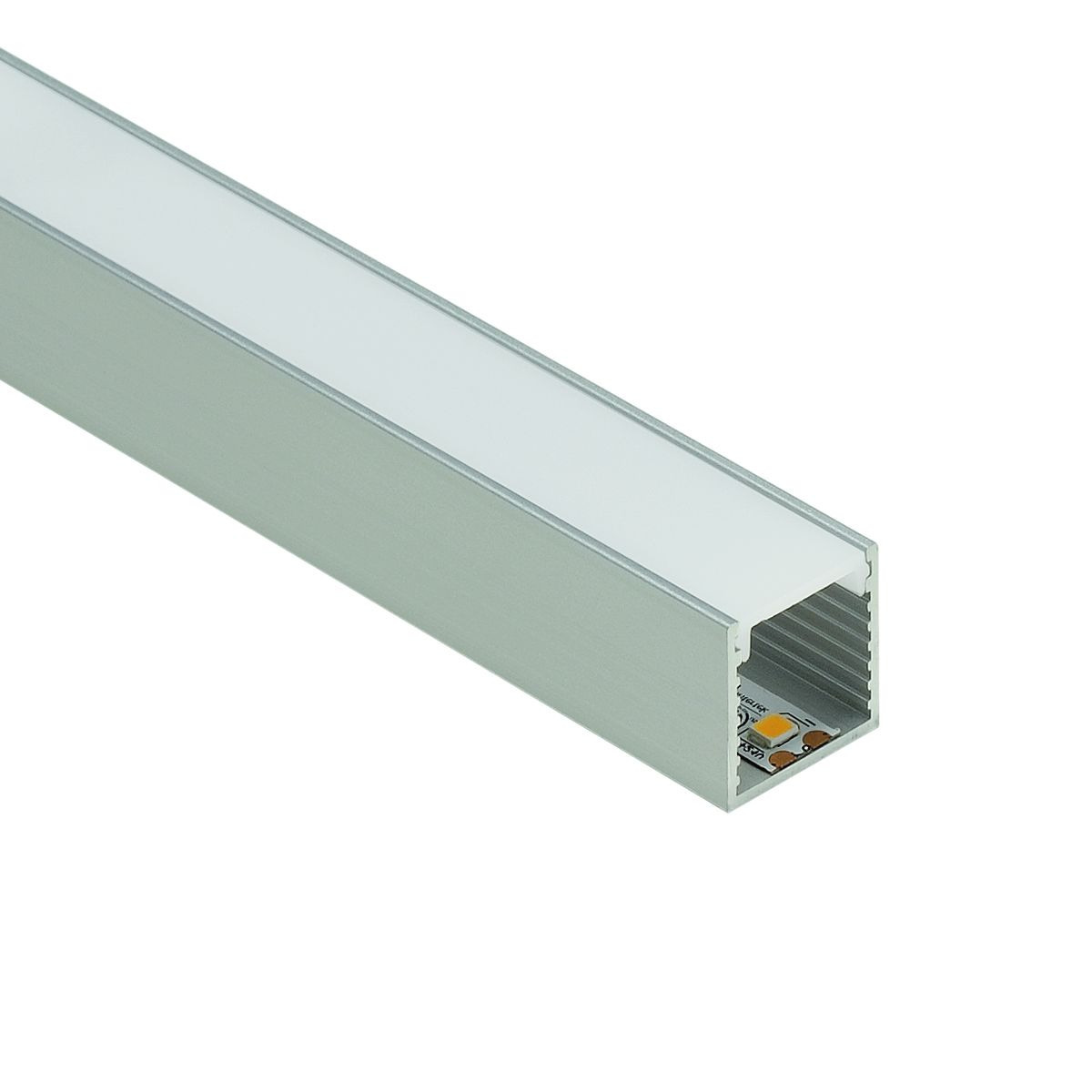 Livision GmbH Alu-Profil BASIC 18, 18x19mm, Abdeckung opal ...