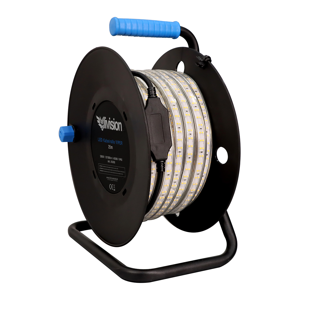 Livision GmbH LED Kabelrolle VIPER, 25m, 300W, 4000K, 32'000lm, IP65